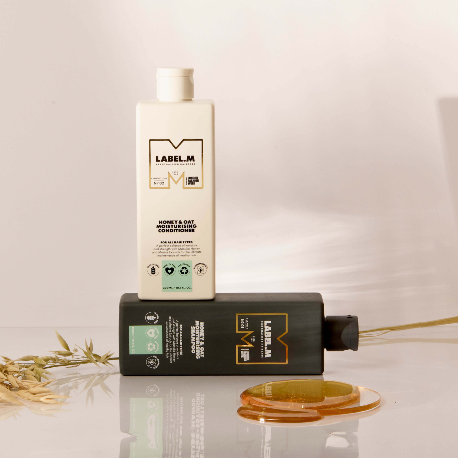 LABEL.M Honey & Oat Moisturising Shampoo