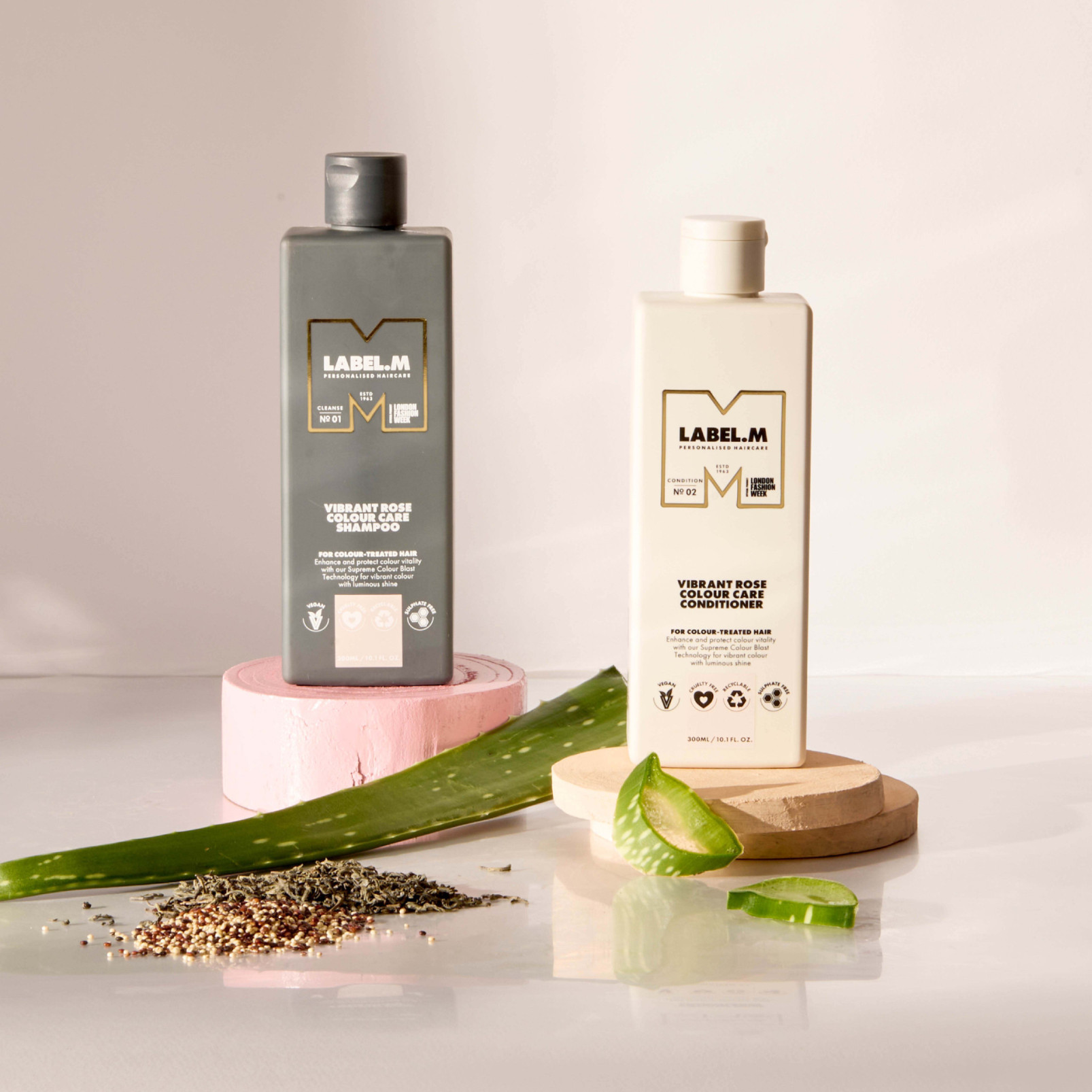 LABEL.M Vibrant Rose Colour Care Shampoo